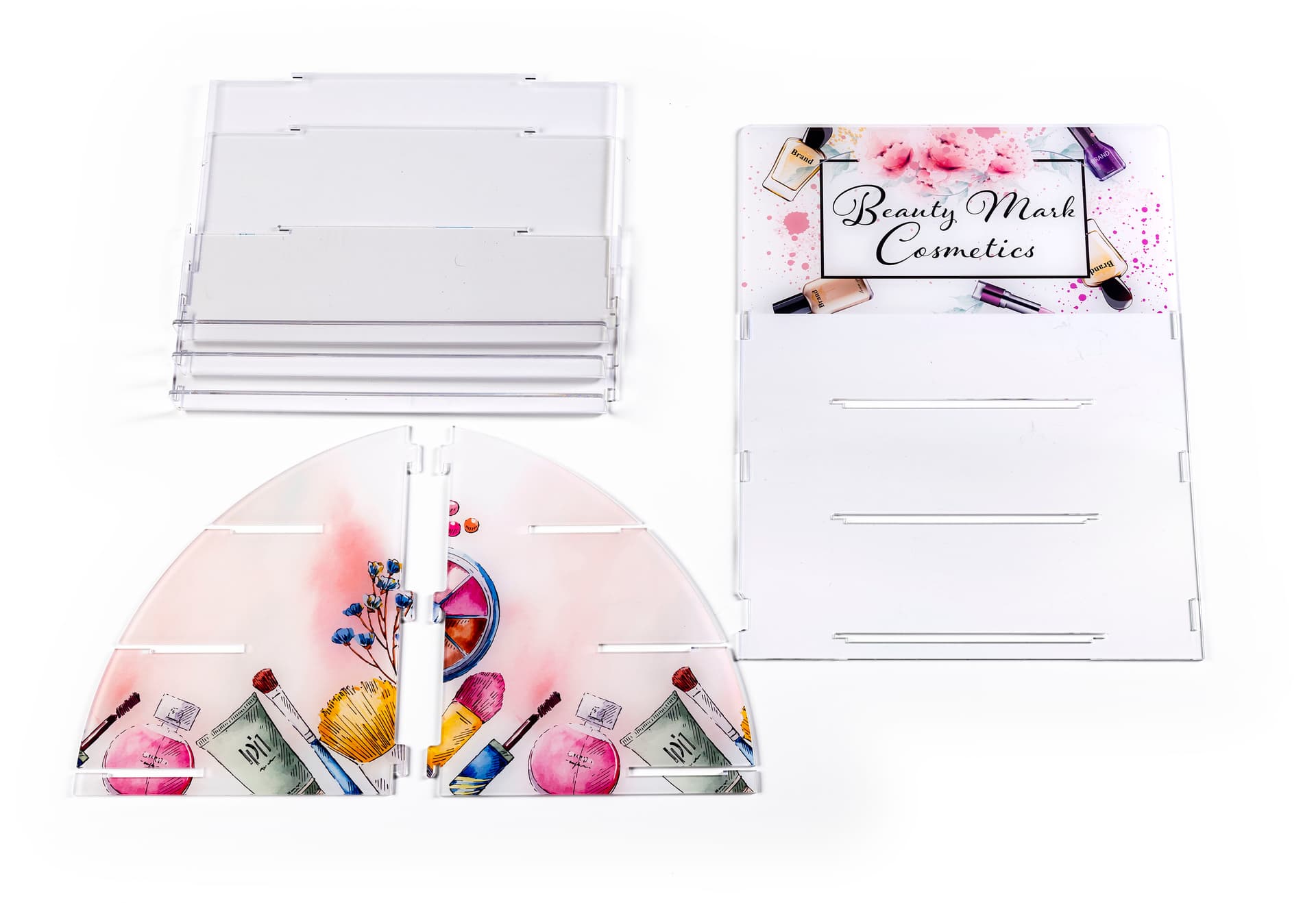 3 Tiered Clear Countertop Merchandising Stand | Made of Acrylic ...