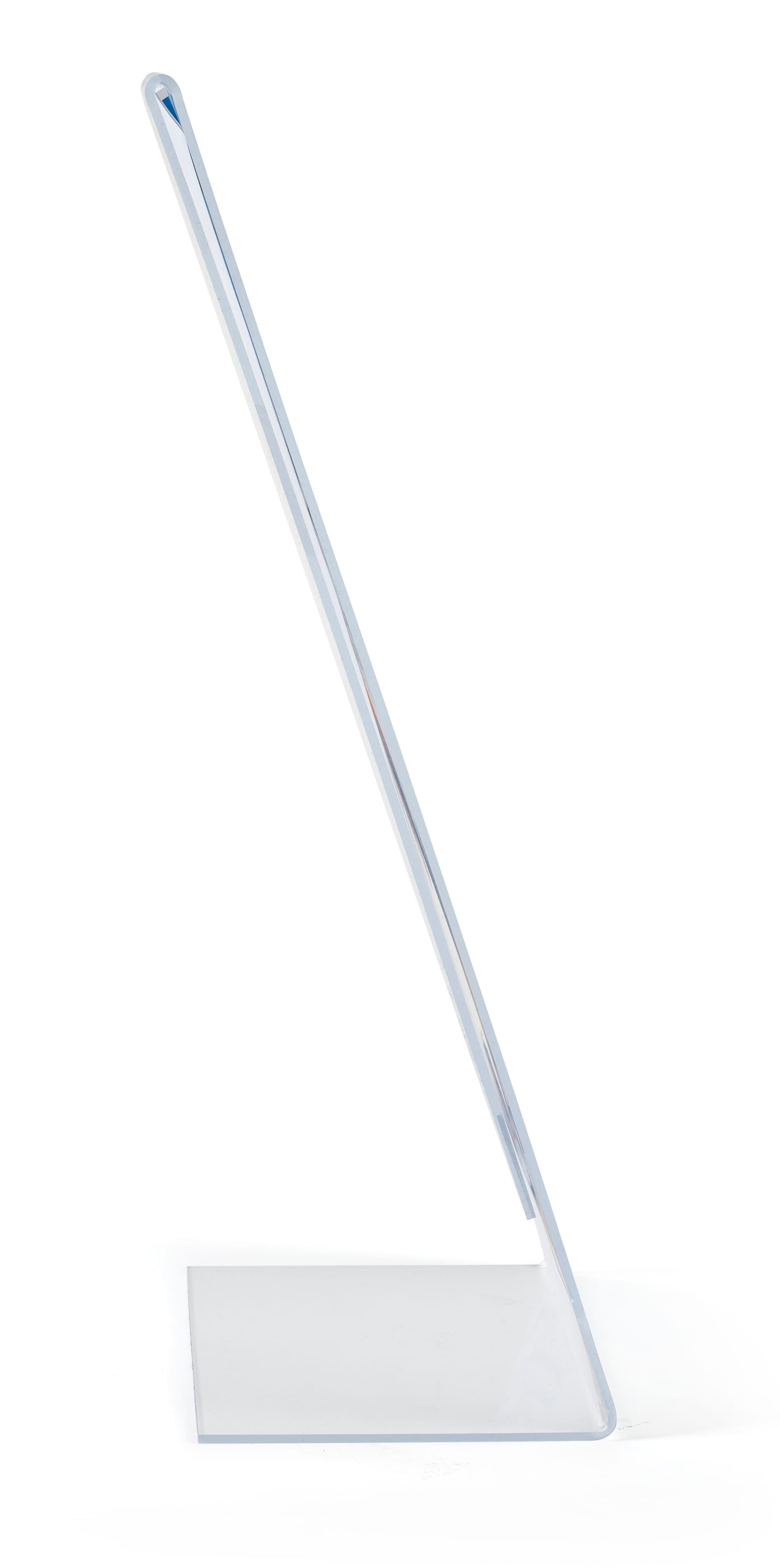 Anti Glare Plastic Slanted Display Frame | 11" x 17" | Displays2Go