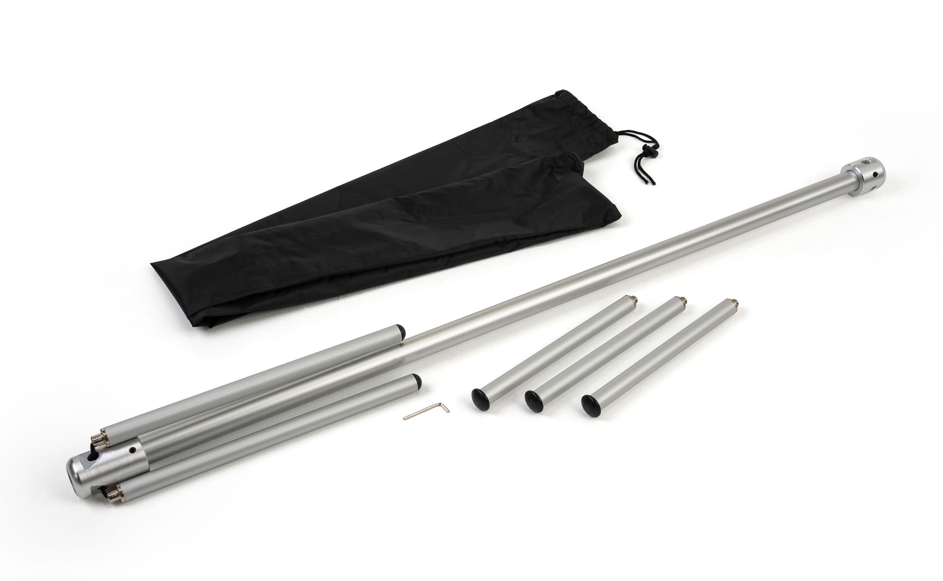 Trade Show Bag Stand | Three-way Aluminum Straight Arms | Displays2Go