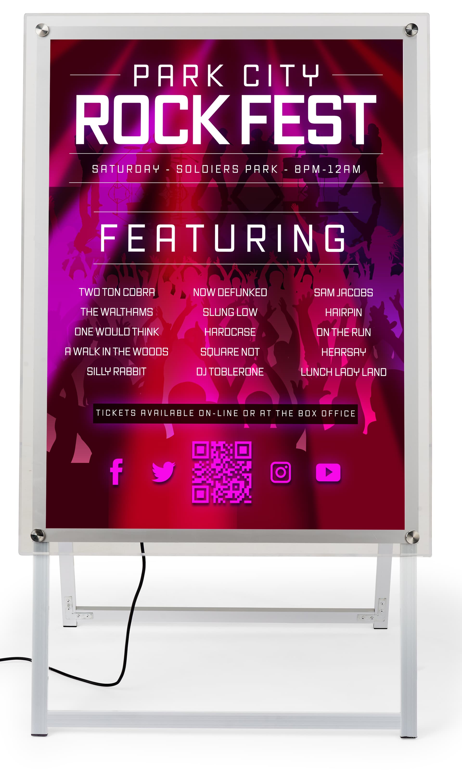 30 x 40 Replacement Graphic for CLEDSN Series LED A-Frame Signs ...