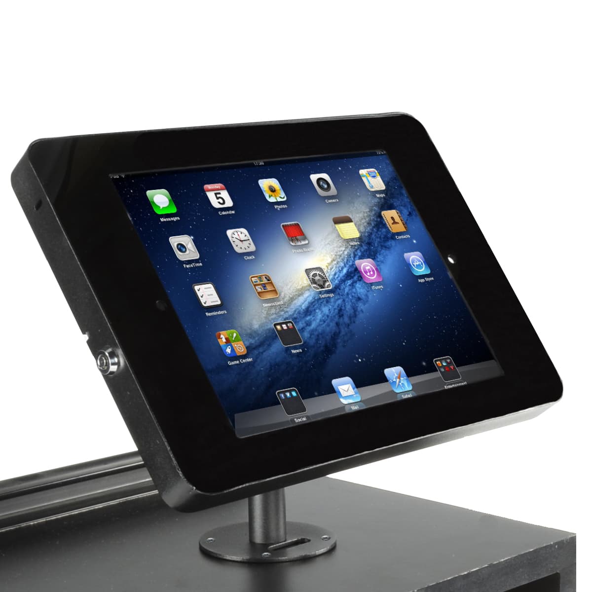 Trade Show Counter with iPad Holder | Truss Base w/Screw-On Mount ...