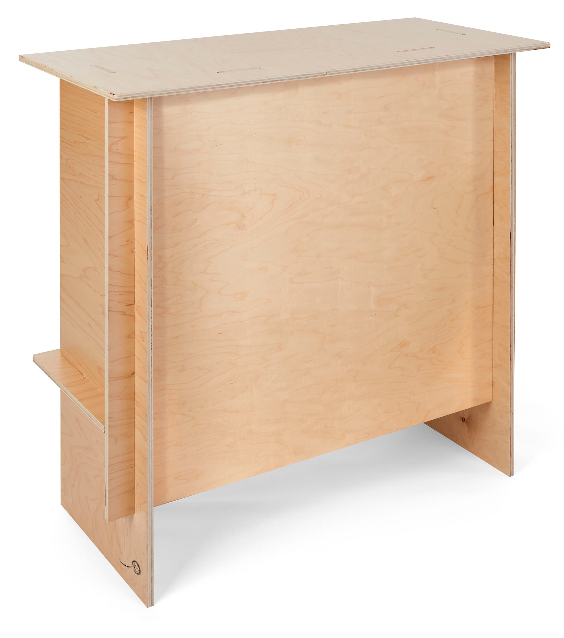 Portable Wooden Sales Counter | 38 x 32 Inner Shelf | Displays2Go