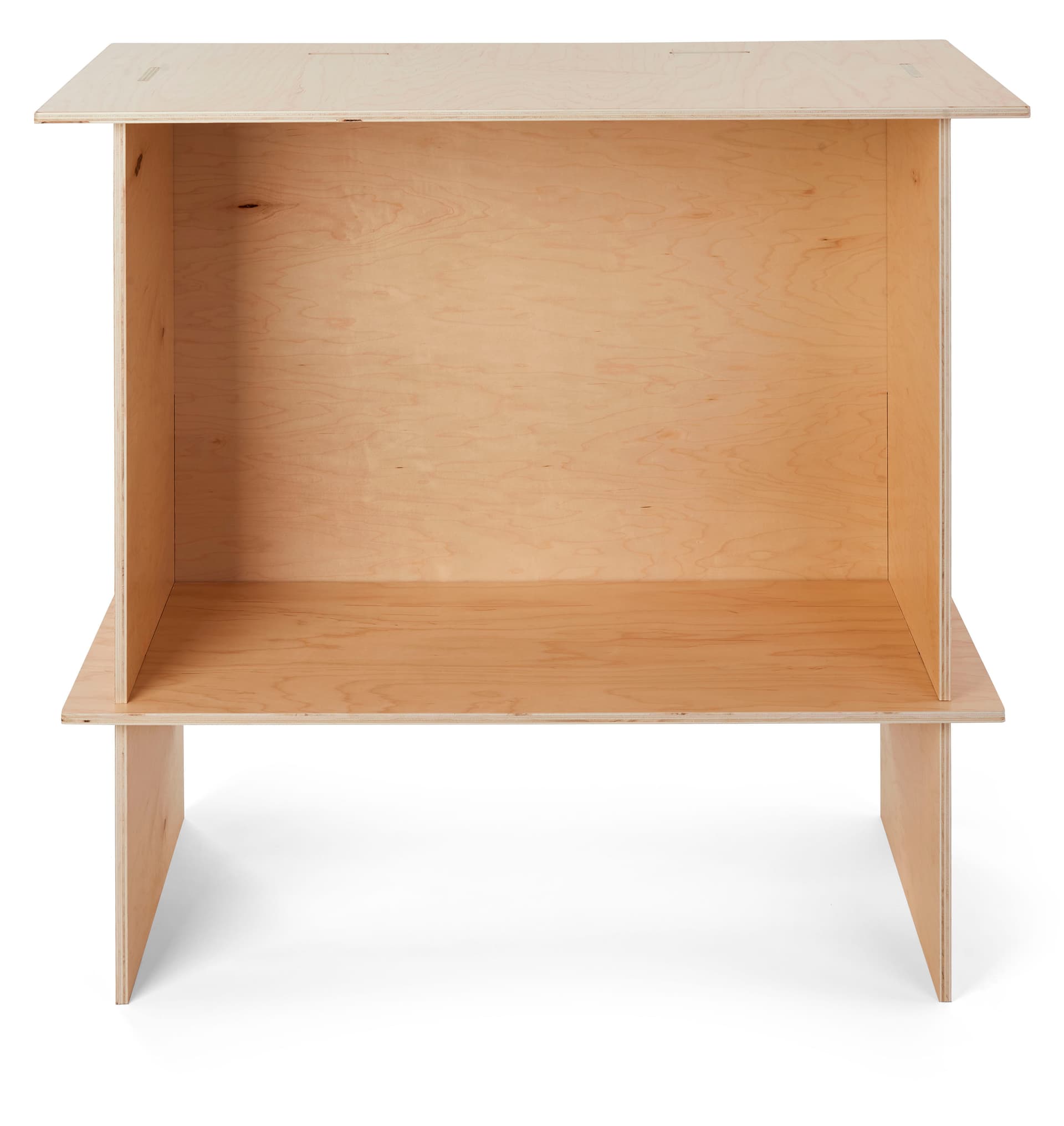 Portable Wooden Sales Counter | 38 x 32 Inner Shelf | Displays2Go