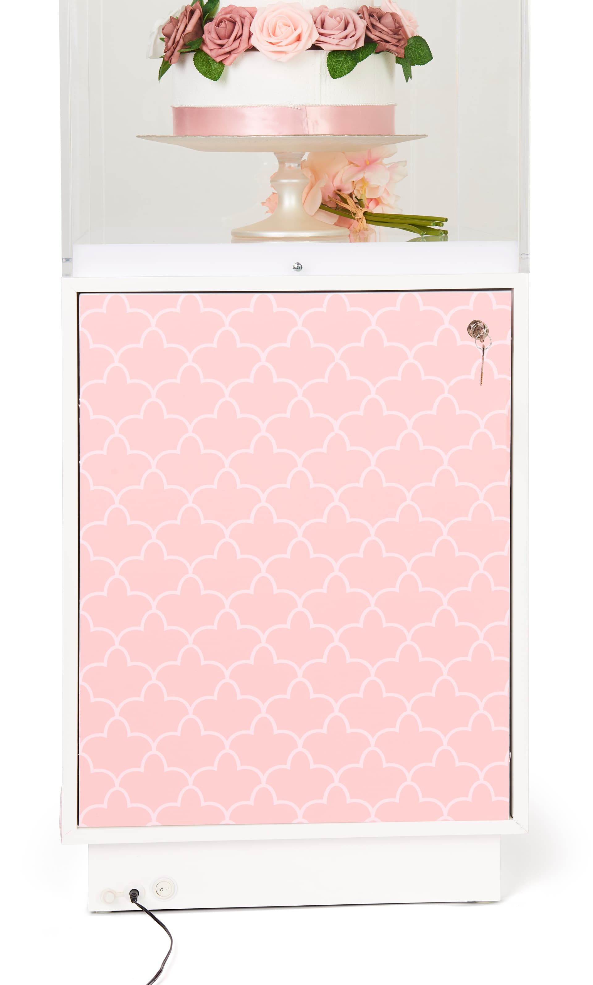 Bottom Lit Pedestal Display with Custom Graphics | Full Color | Displays2Go