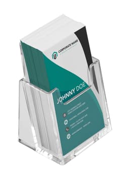 Vertical Business Card Holders | Clear Acrylic | Displays2Go