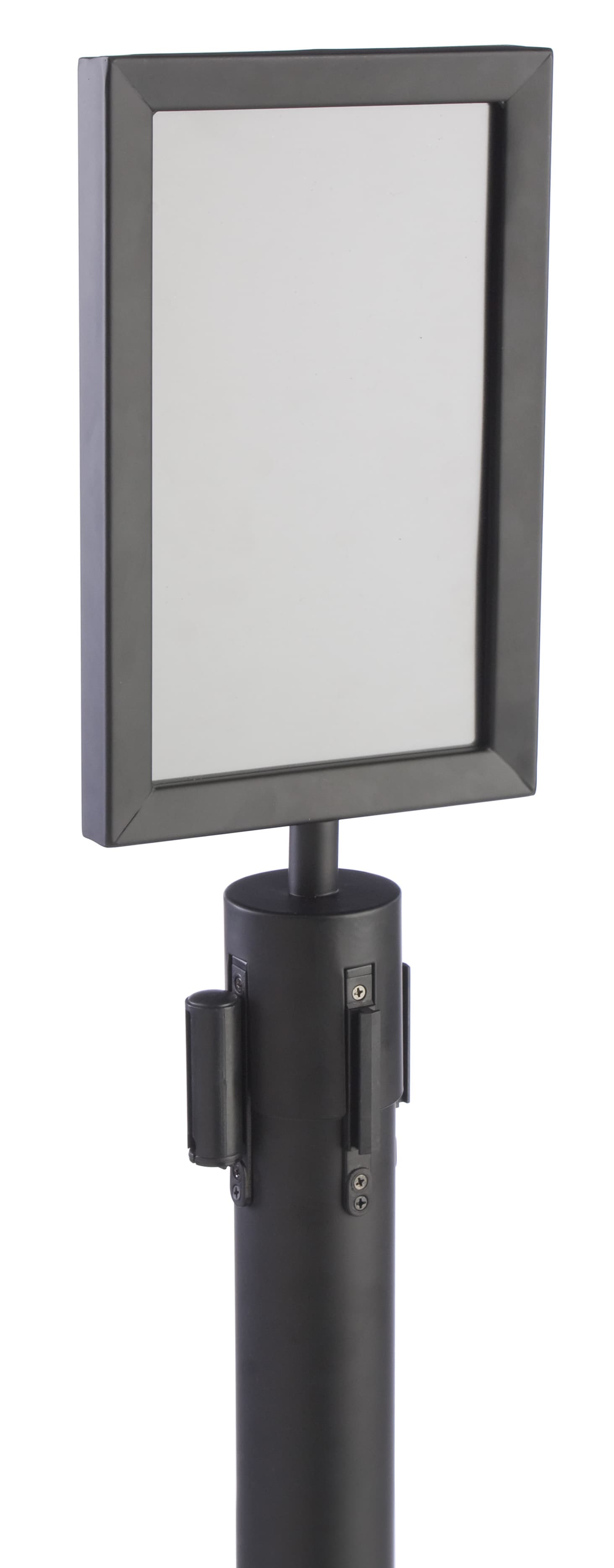 7" x 11" Stanchion Sign Holder - Black | Displays2Go