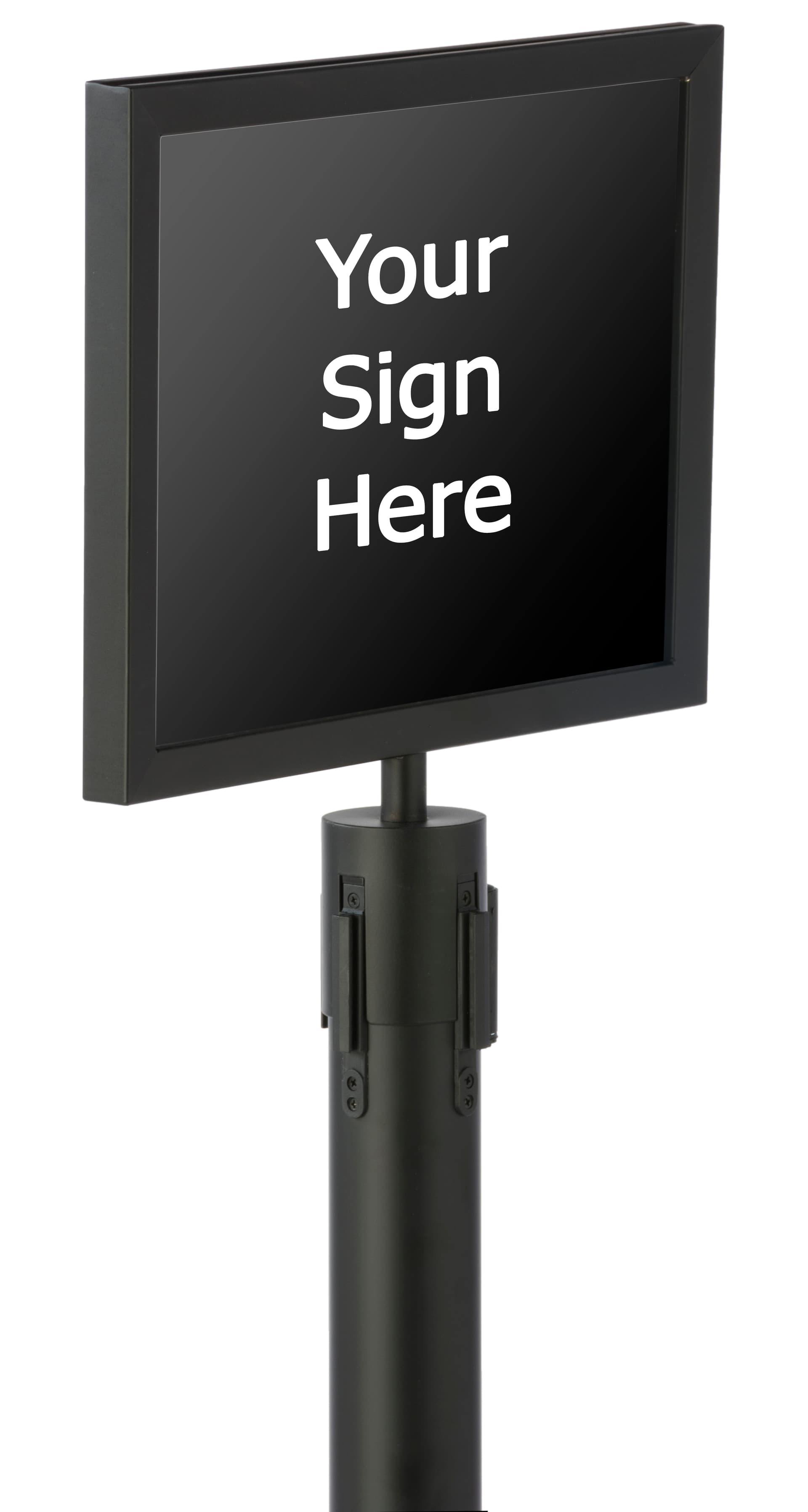 14” x 11” Stanchion Sign Holder | Landscape Orientation | Displays2Go
