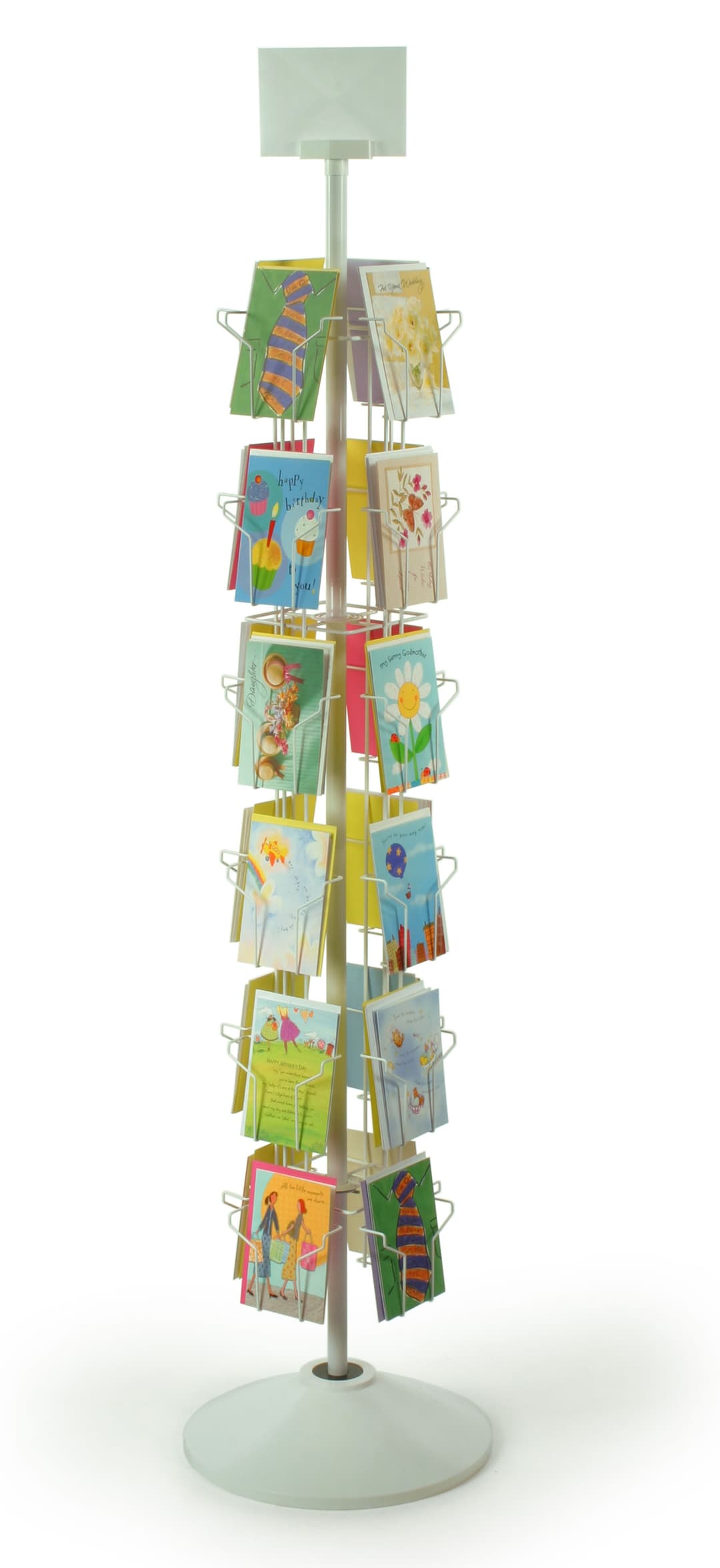 Greeting Card Display Racks | (24) Pocket Wire Card Holder | Displays2Go