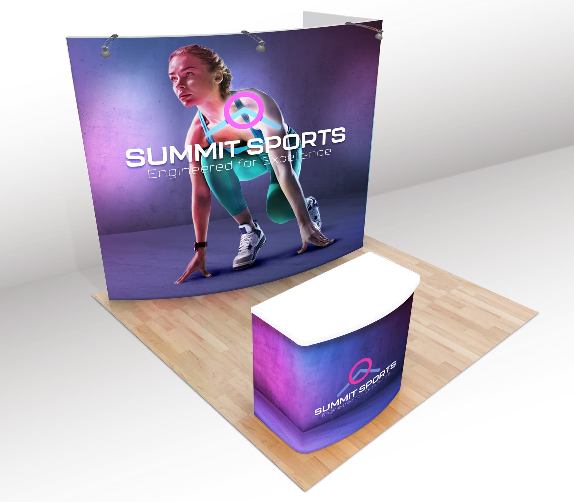 Modular Trade Show Booth | Custom Printed Graphics | Displays2Go