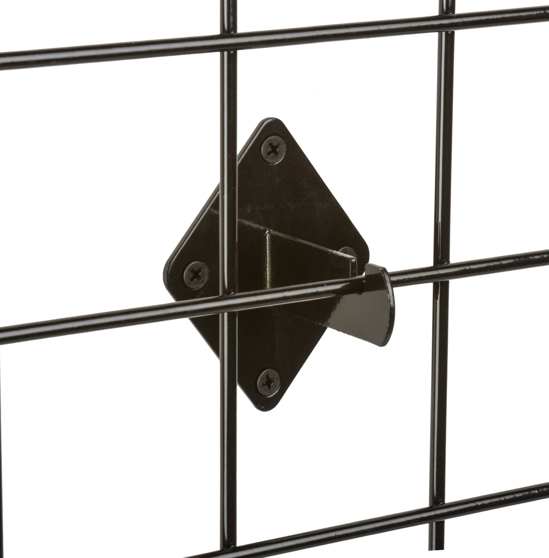 Black Grid Wall Mount Brackets | For Hanging Panels | Displays2Go