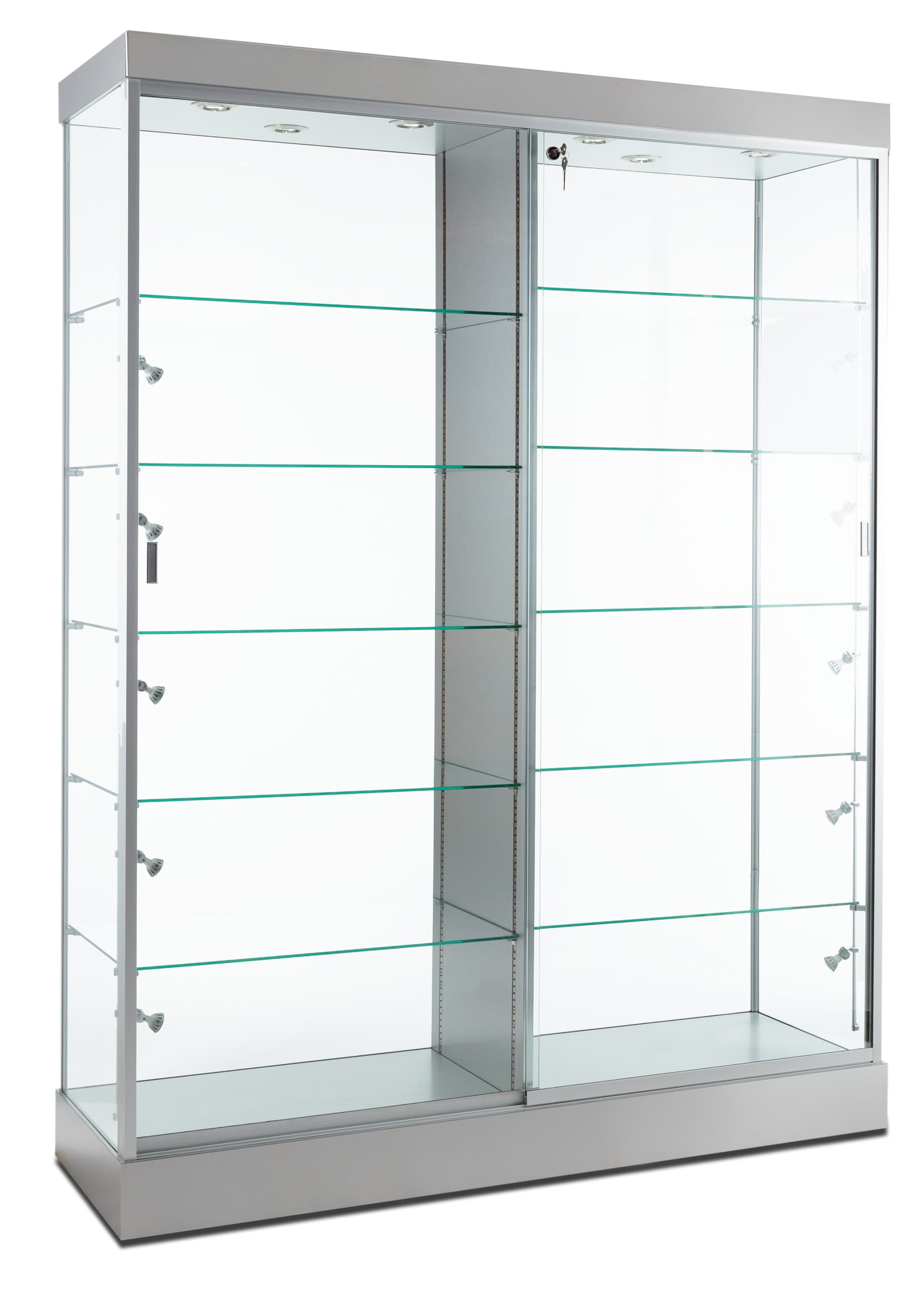 Award Display | Ten Adjustable Shelves, Full Lighting | Displays2Go
