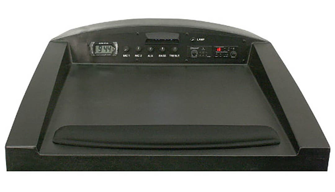 Portable Podium with Sound System | 2 Built-in 6” x 8” Speakers ...