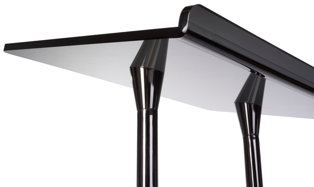 Simple Podium | Jet Black Steel Poles | Displays2Go