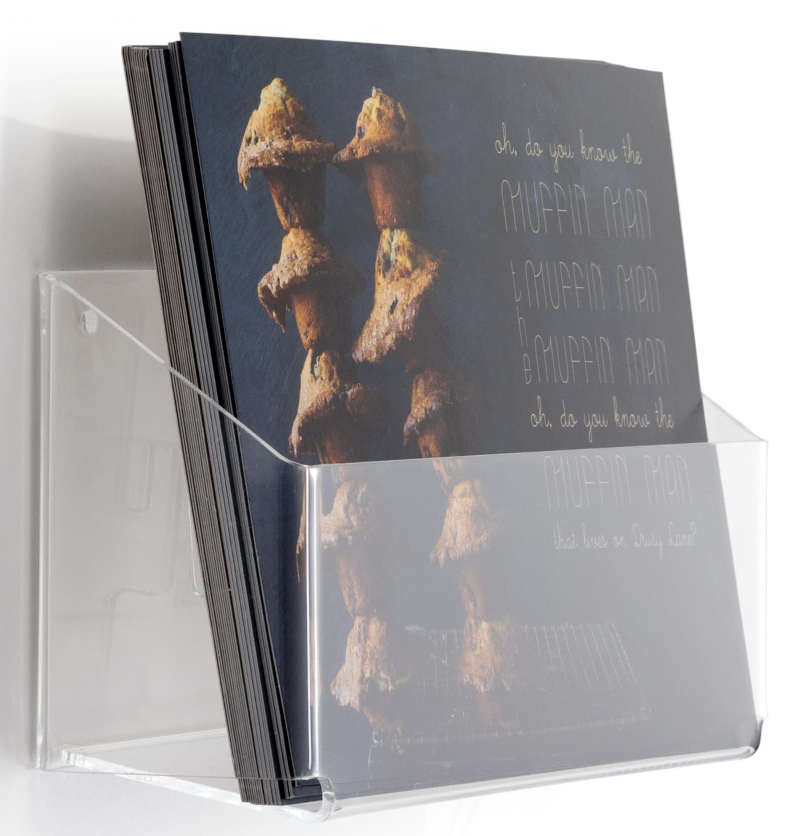 Plexi Magazine Display | Hanging Pocket with Low Front | Displays2Go