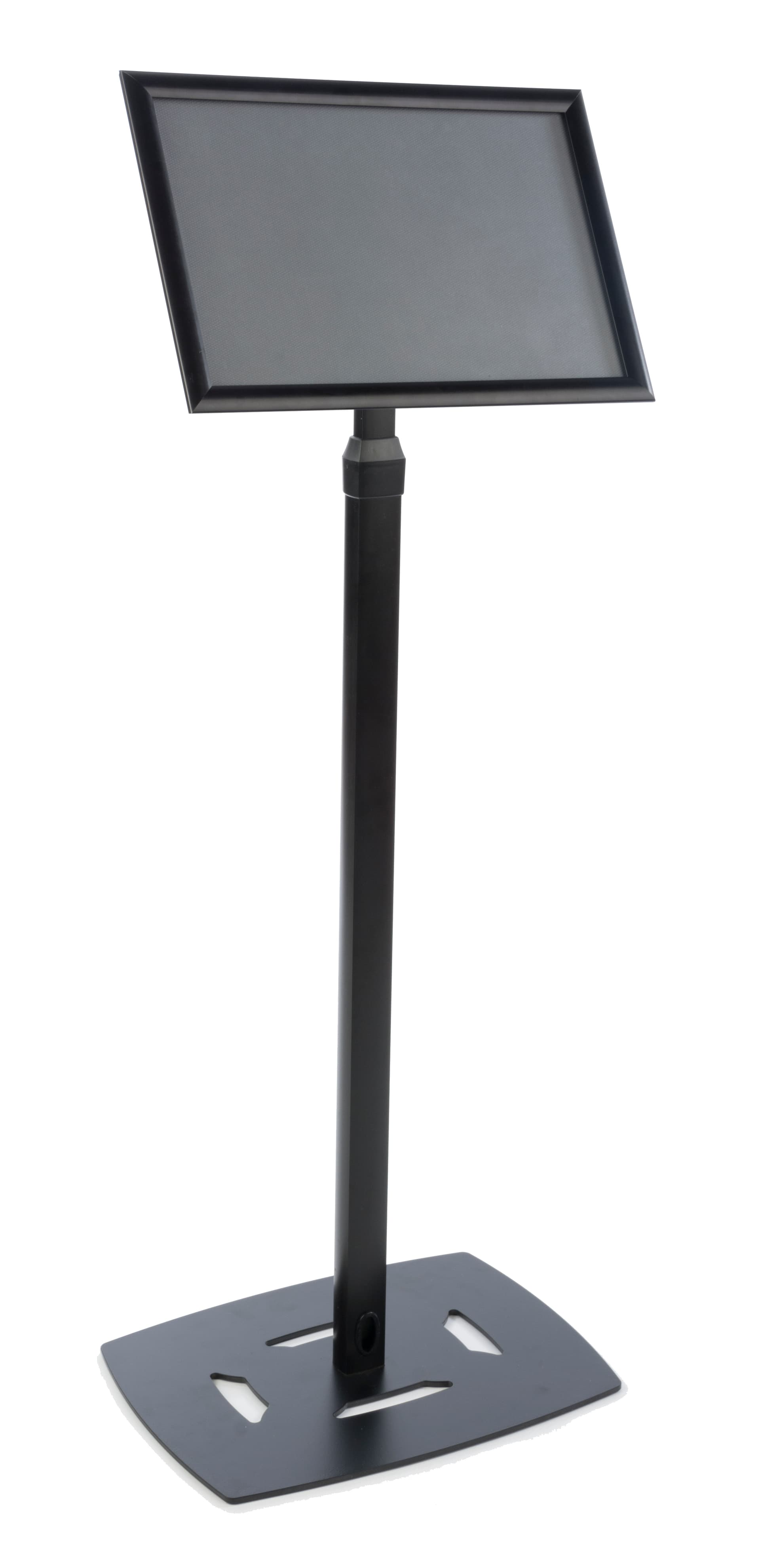 Black 11 x 17 Poster Frame Pedestal | Rotating & Tilting | Displays2Go
