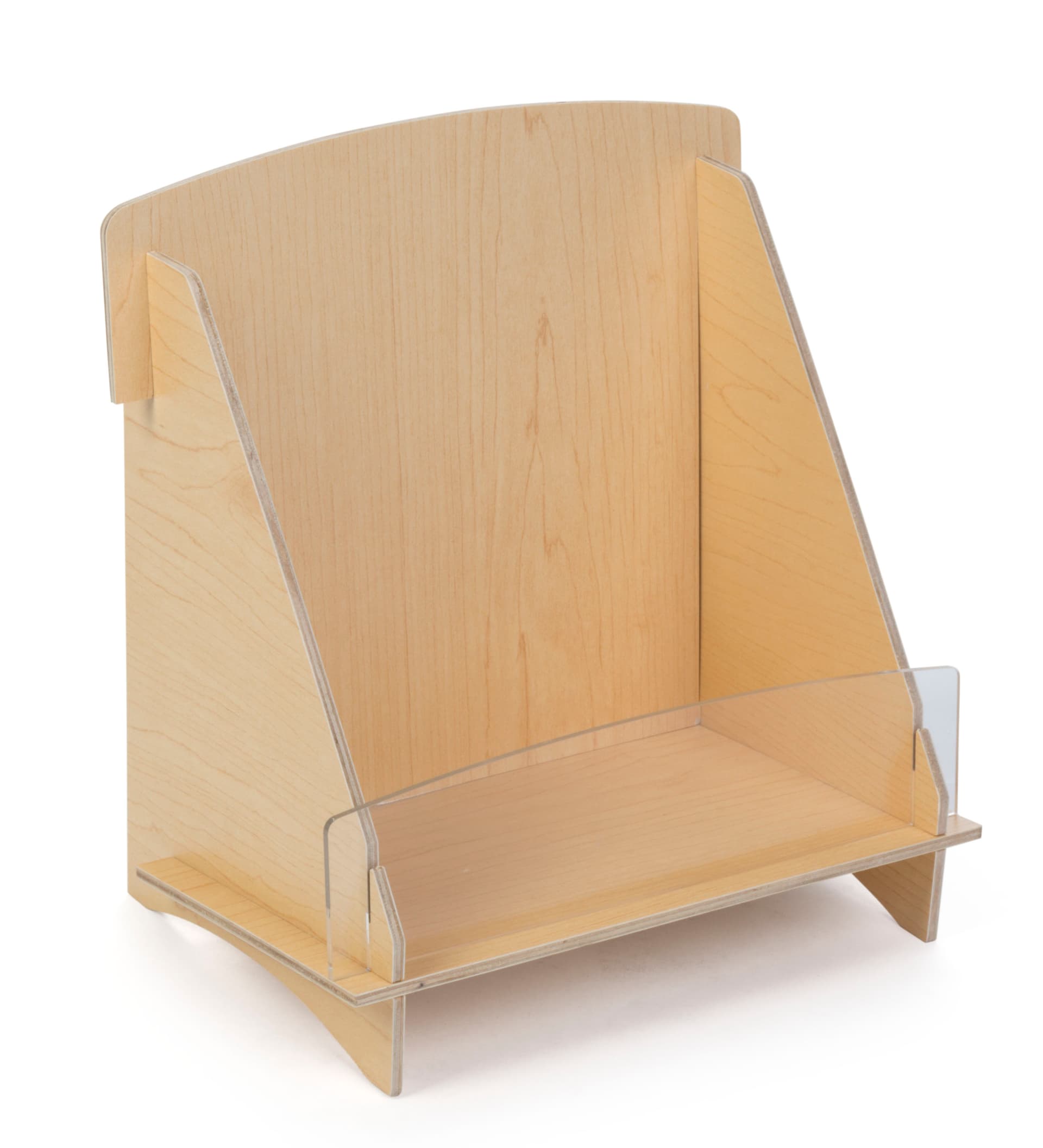 Flat Pack Magazine Display | Clear Acrylic Front | Displays2Go