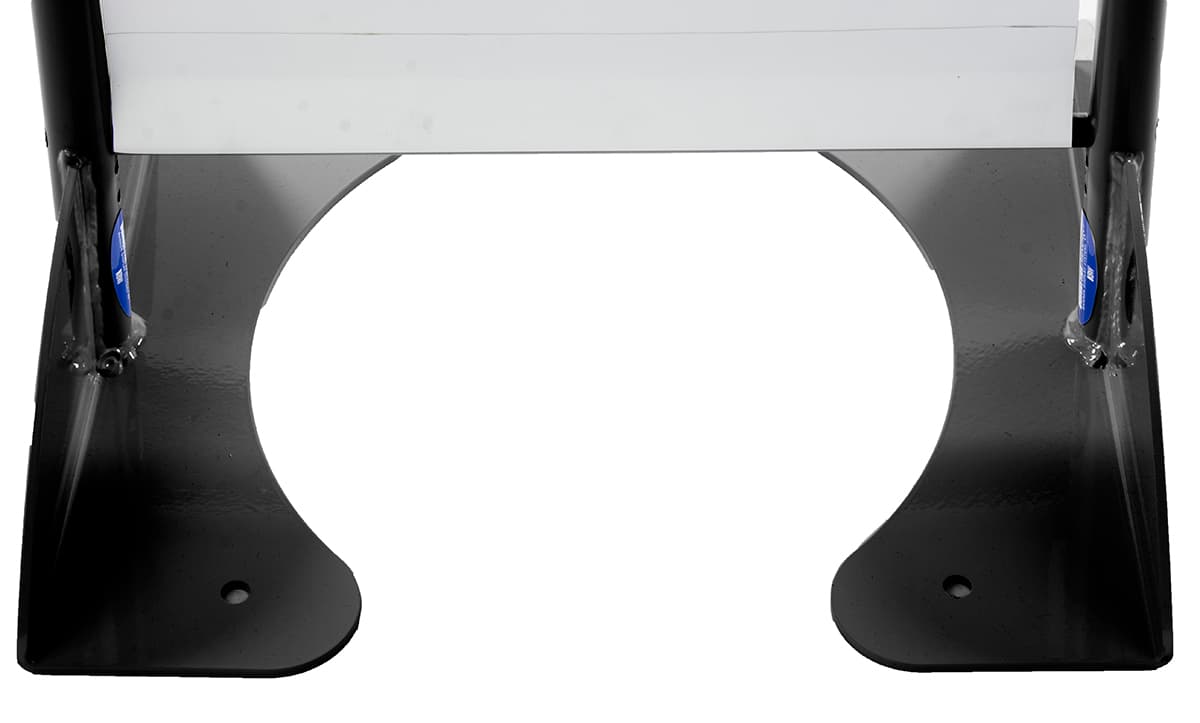 20” x 72” Black Permanent Banner Stand | Without Graphic | Displays2Go