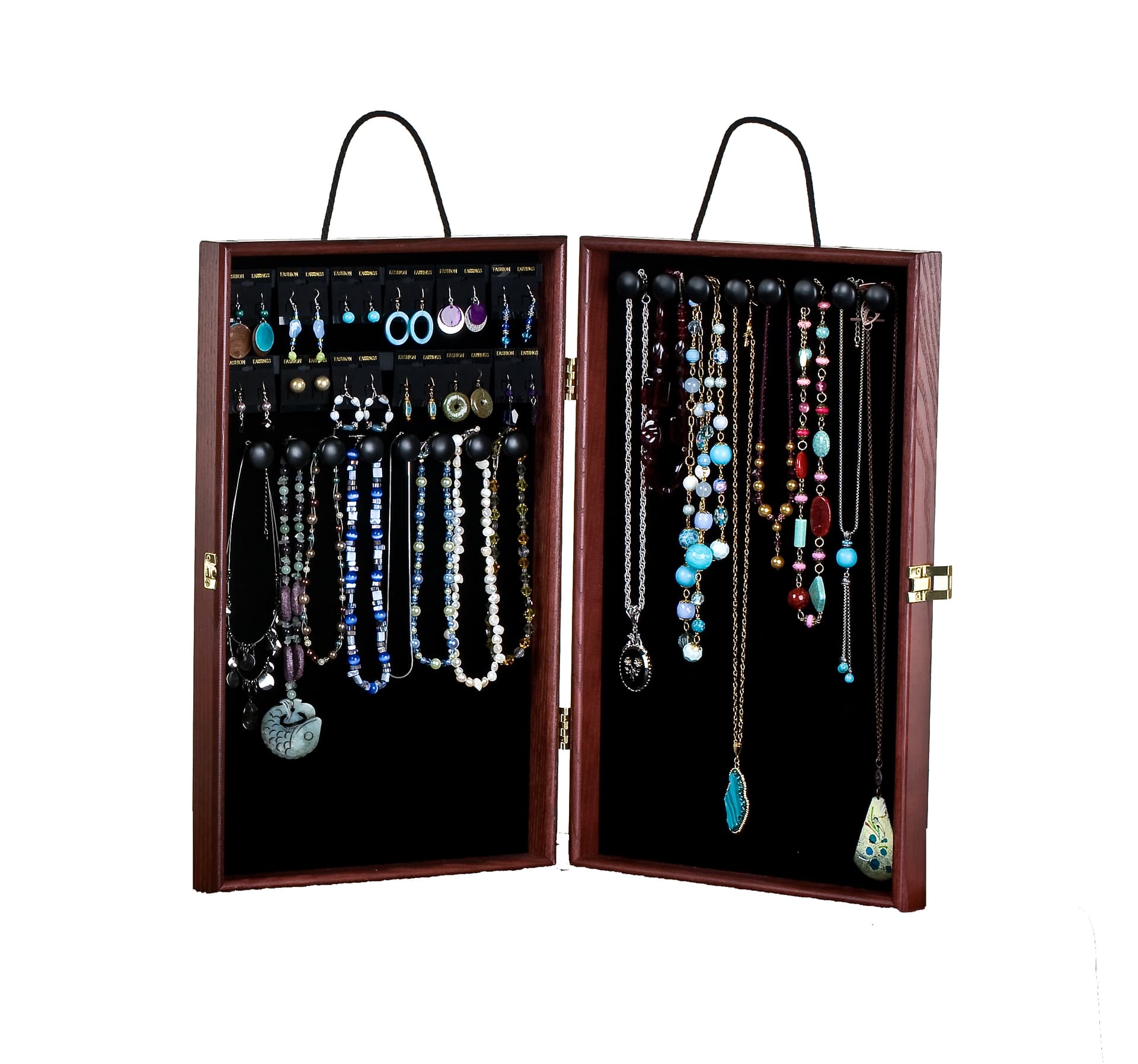 Portable Jewelry Display Case - Velvet Interior | Displays2Go