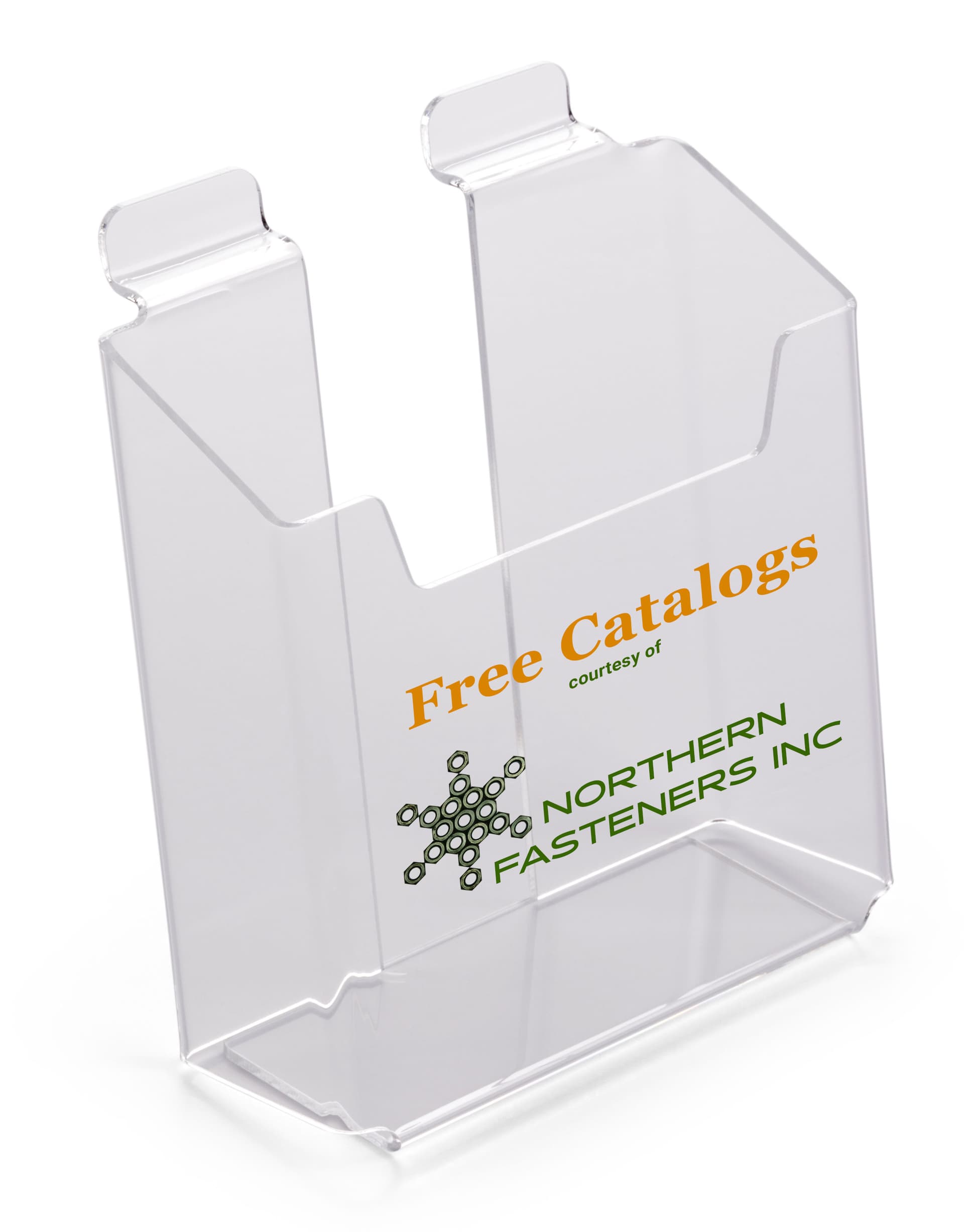 Custom Printed Slatwall Brochure Pocket | Clear Acrylic | Displays2Go
