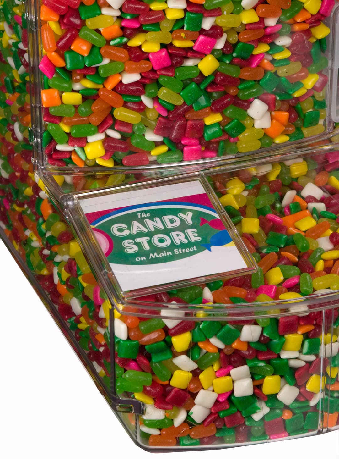 Bulk Candy Bin - Two Clear Compartments - 3 Gallons | Displays2Go