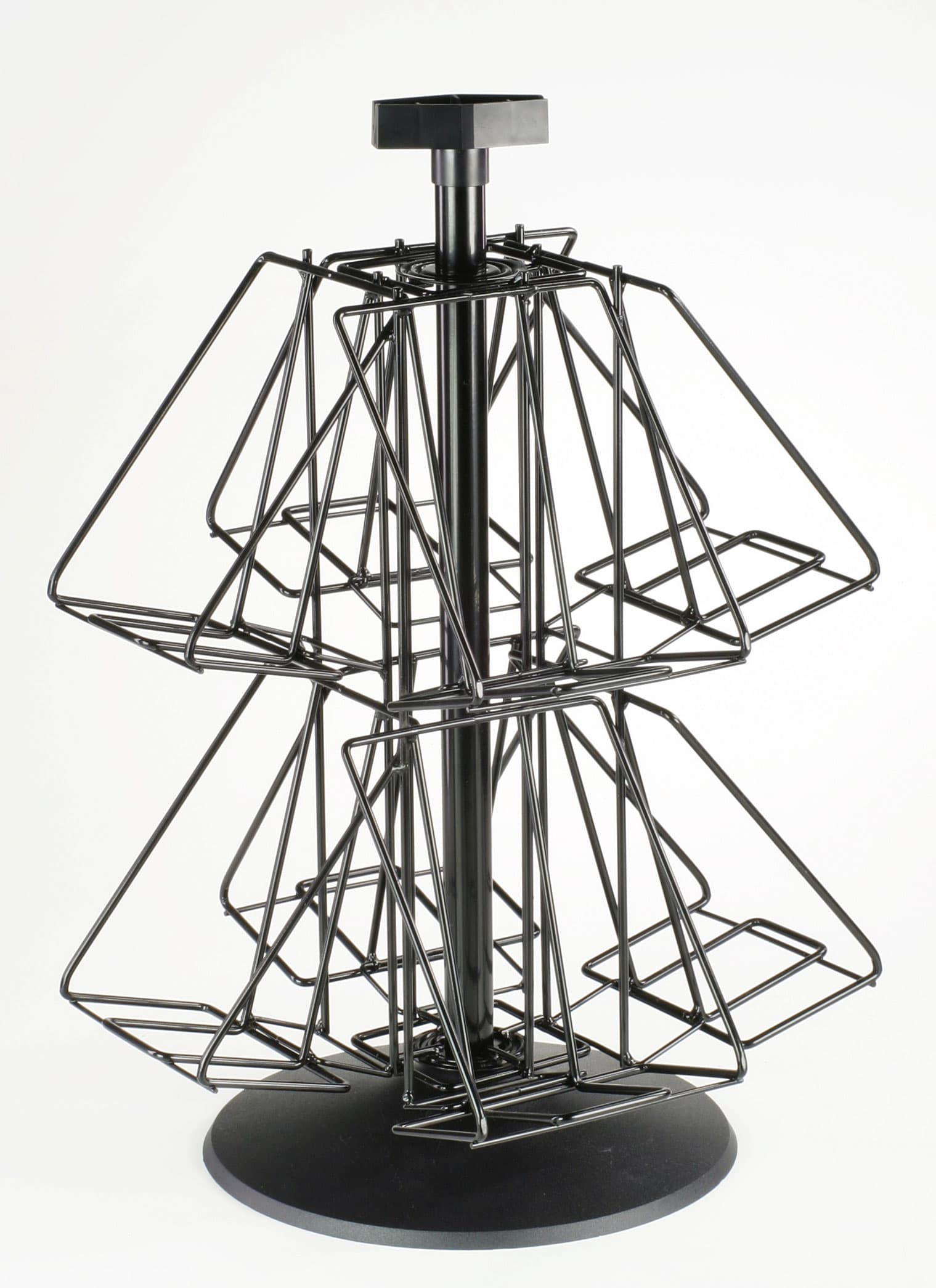 This wire rack is an economical way to promote your merchandise ...