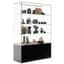 Free Standing Display Case | Frameless Design w/ Storage Base | Displays2Go