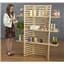 Wooden Display Rack | 3-Tier Folding Panels in Natural Pine | Displays2Go