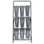 3-Layer Flower Bucket Rack | Holds 9 Bouquets | Displays2Go